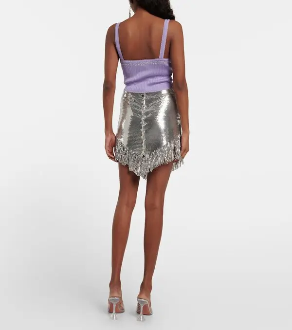 Rabanne Embellished Knit Top