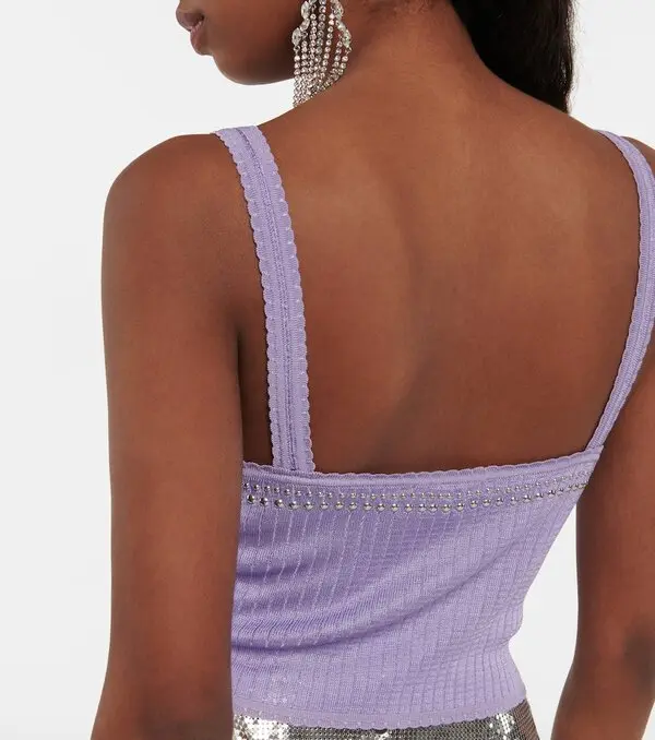 Rabanne Embellished Knit Top