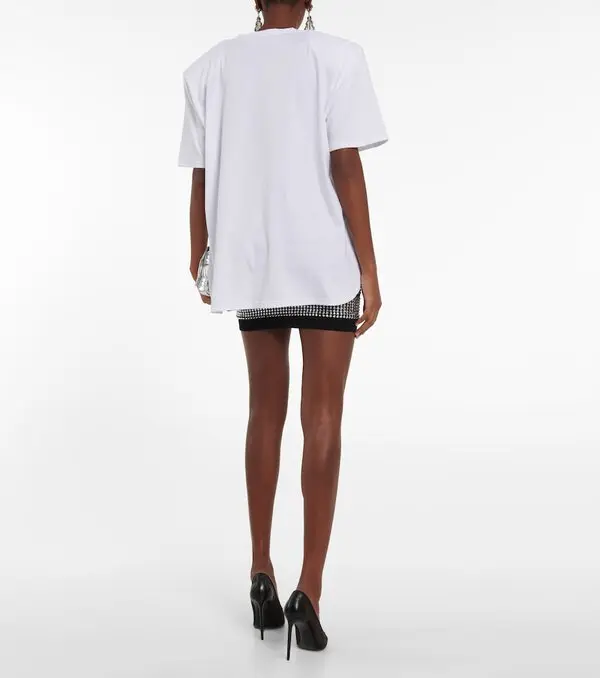 Alexandre Vauthier Logo Cotton T-shirt