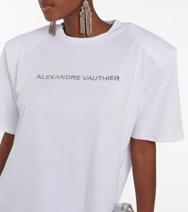 Alexandre Vauthier Logo Cotton T-shirt