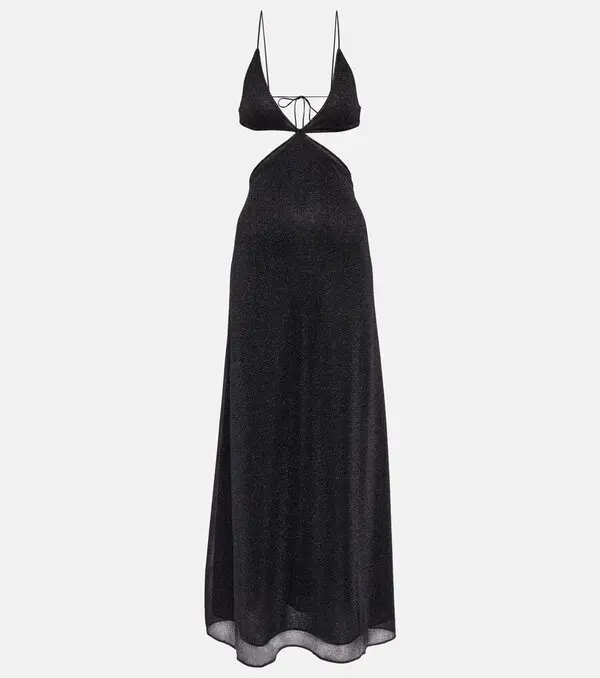 Oseree Lumiere Cut-out Maxi Dress