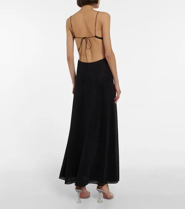 Oseree Lumiere Cut-out Maxi Dress