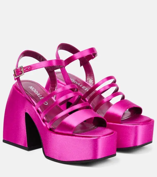 NODALETO Bulla Chibi Platform Sandals - Pink
