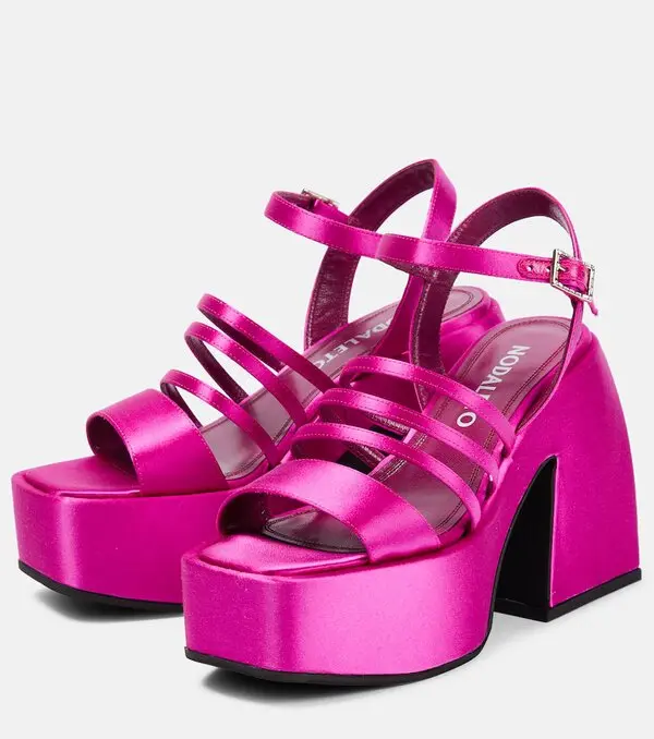 NODALETO Bulla Chibi Platform Sandals - Pink