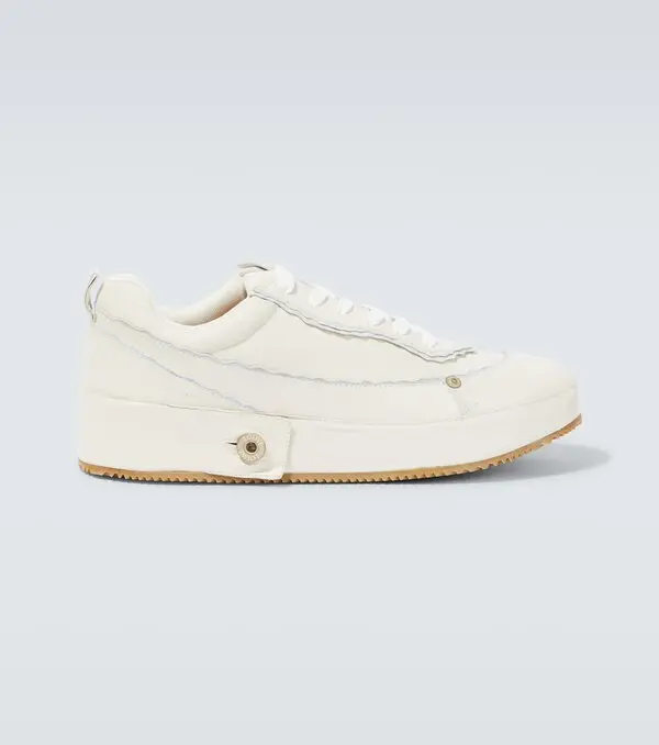 Loewe Deconstructed Leather Sneakers
