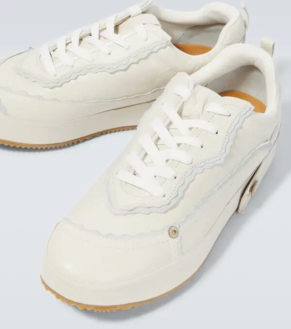 Loewe Deconstructed Leather Sneakers