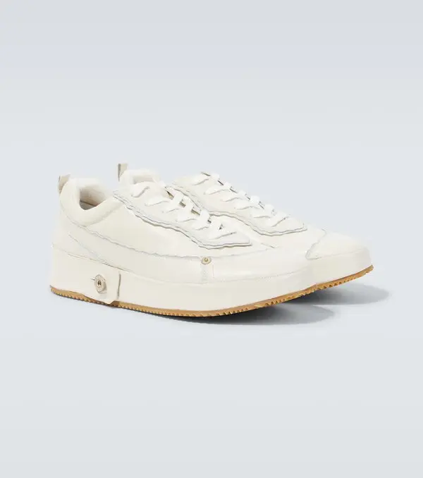 Loewe Deconstructed Leather Sneakers