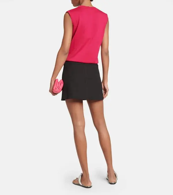 Emilio Pucci Cotton Gabardine Miniskirt