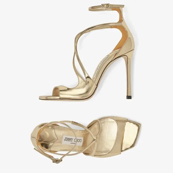 JIMMY CHOO Azia 110 Sandals - Silver