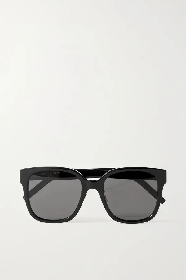 Saint Laurent Oversized D-frame Acetate Sunglasses