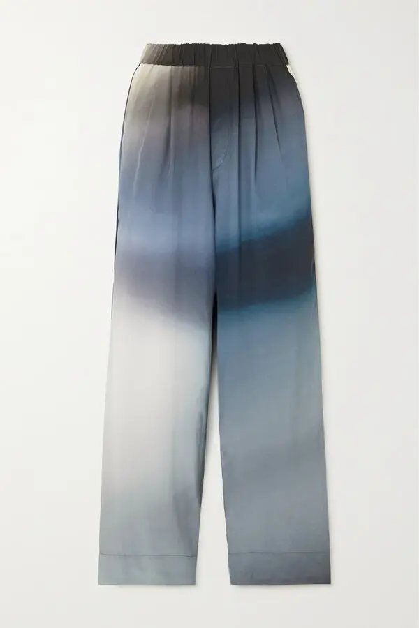 Gauchère Pleated Ombré Woven Pants
