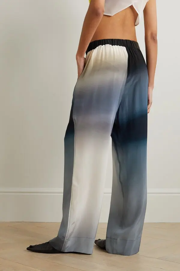 Gauchère Pleated Ombré Woven Pants