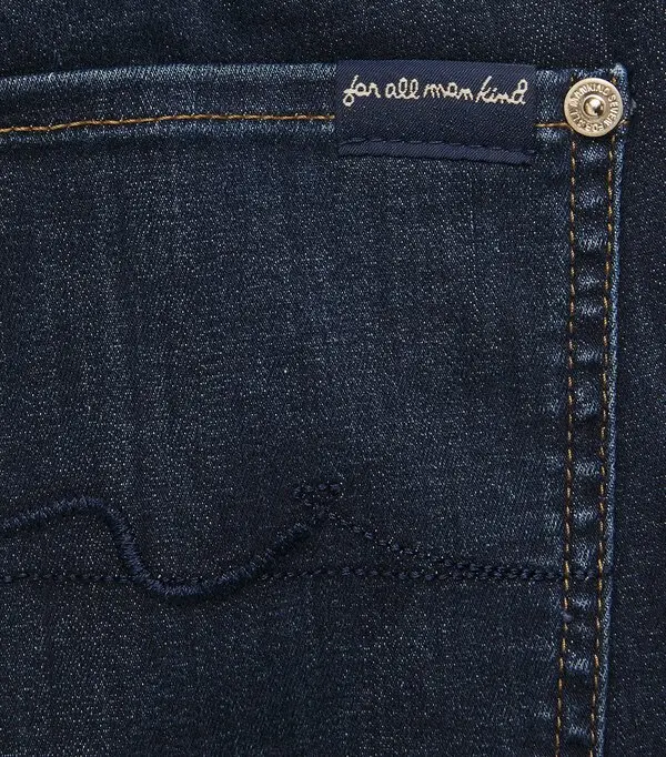 7 For All Mankind Bair Mid-rise Bootcut Jeans - Blue