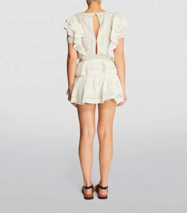 loveshackfancy stella mini dress Loveshackfancy Stella Mini Dress In Black - 50% Off