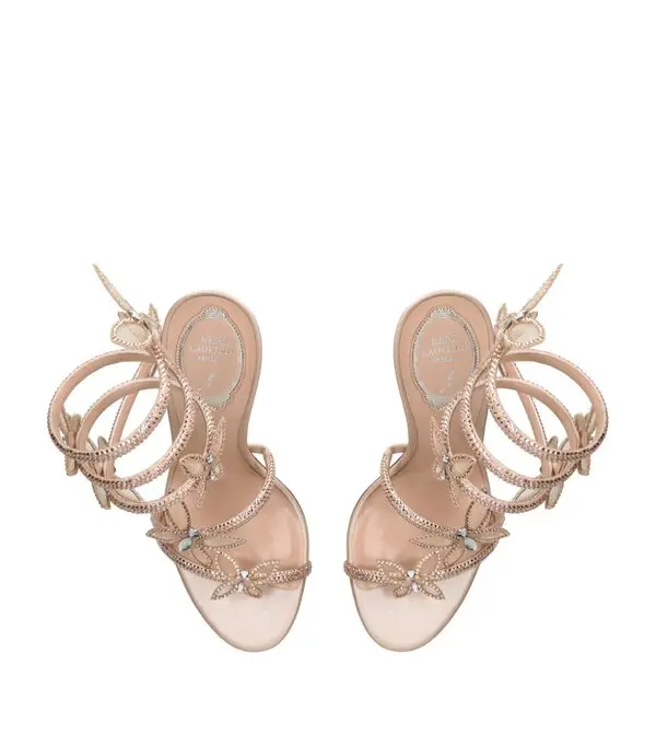 Rene Caovilla Embellished Margot Sandals - Nude
