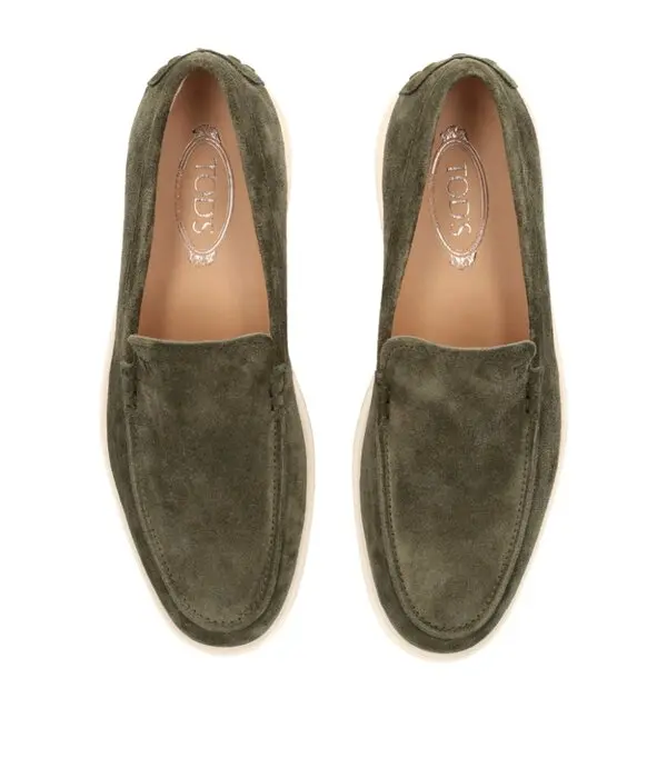 TOD'S Suede Ibridro Loafers