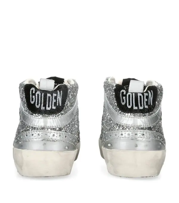 GOLDEN GOOSE Glitter Mid Star Sneakers