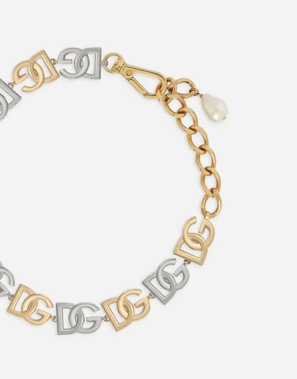 Dolce & Gabbana Dg Logo Necklace - Multicolor