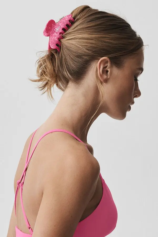 Alo Yoga 90's Claw Clip - Paradise Pink Shell