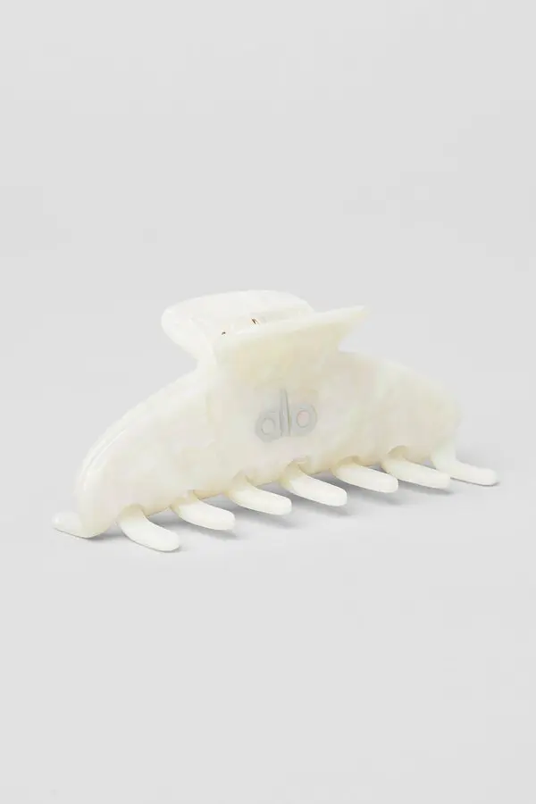 Alo Yoga 90's Claw Clip - White Pearl