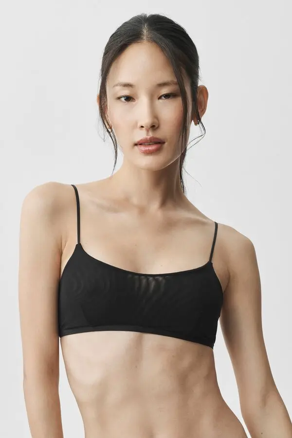 Alo Yoga Airmesh Venus Bralette Bra - Black