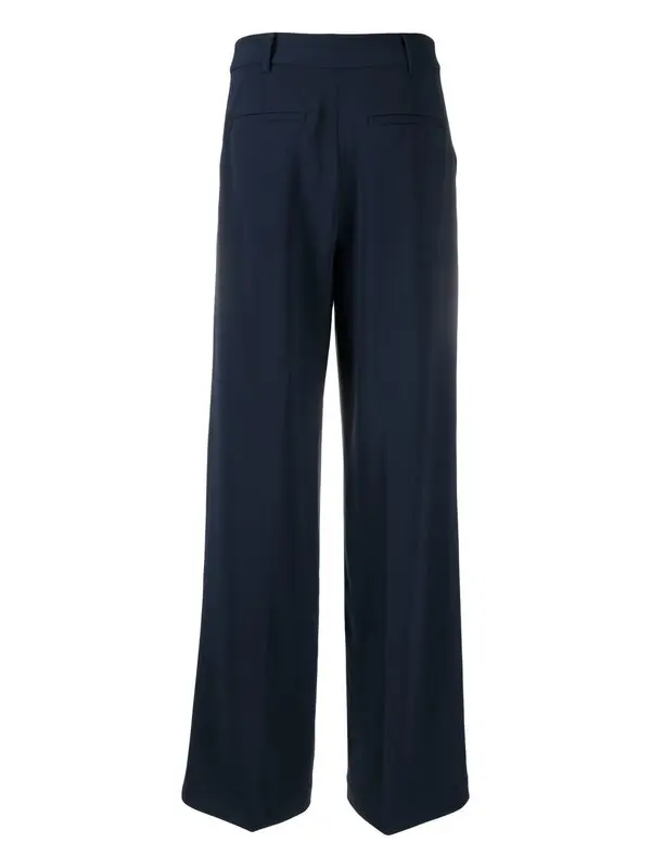Michael Kors Wide-leg Tailored Trousers - Blue