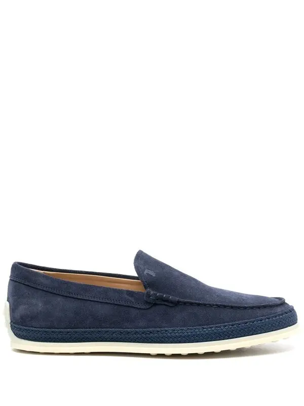 TOD'S Leather Loafers - Blue