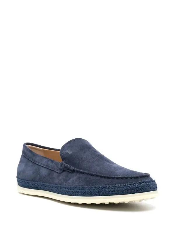 TOD'S Leather Loafers - Blue