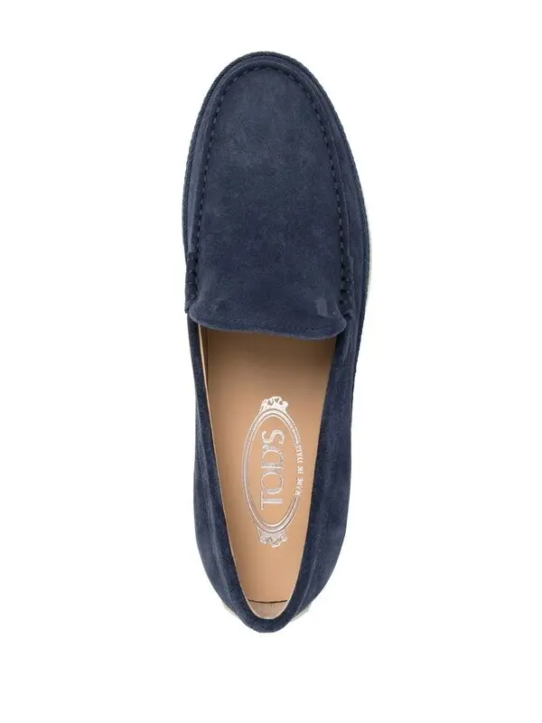 TOD'S Leather Loafers - Blue