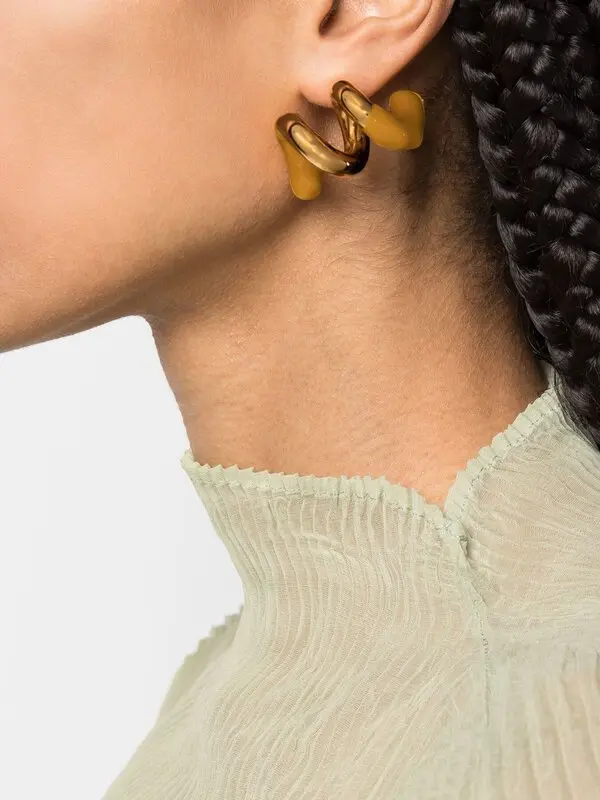 Sunnei Small Rubberized Earrings