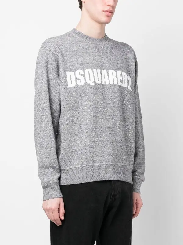 Dsquared2 Crystal-embellished Logo-print Sweatshirt