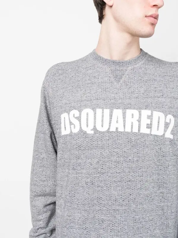 Dsquared2 Crystal-embellished Logo-print Sweatshirt