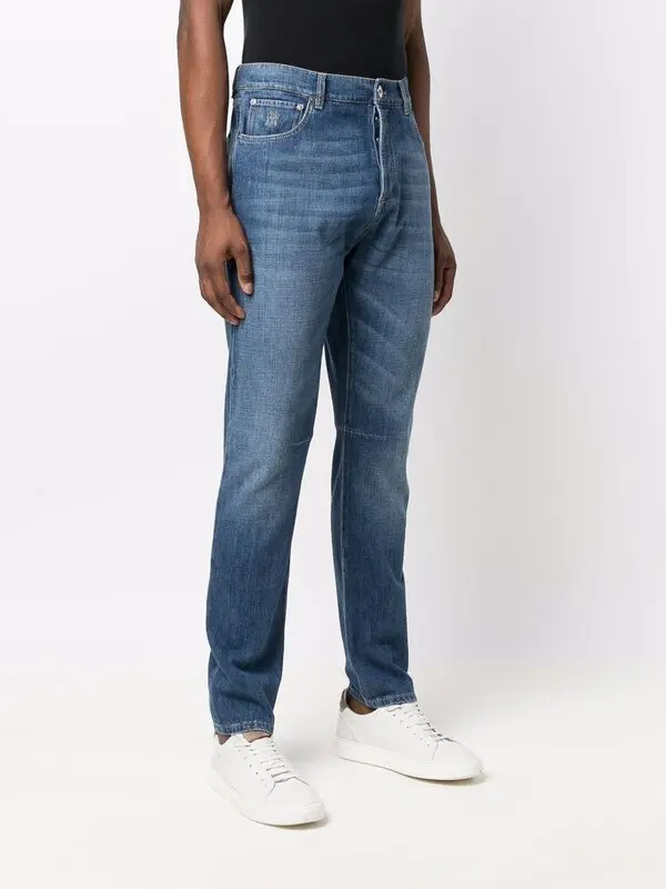 Brunello Cucinelli Straight-leg Jeans - Blue