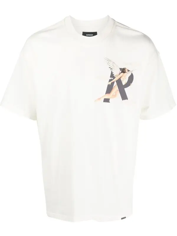 REPRESENT Graphic-print T-shirt - White