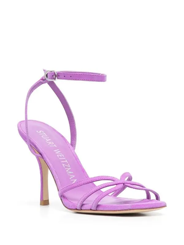 STUART WEITZMAN Nudist 100mm Sandals - Purple