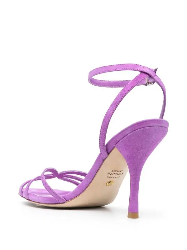 STUART WEITZMAN Nudist 100mm Sandals - Purple