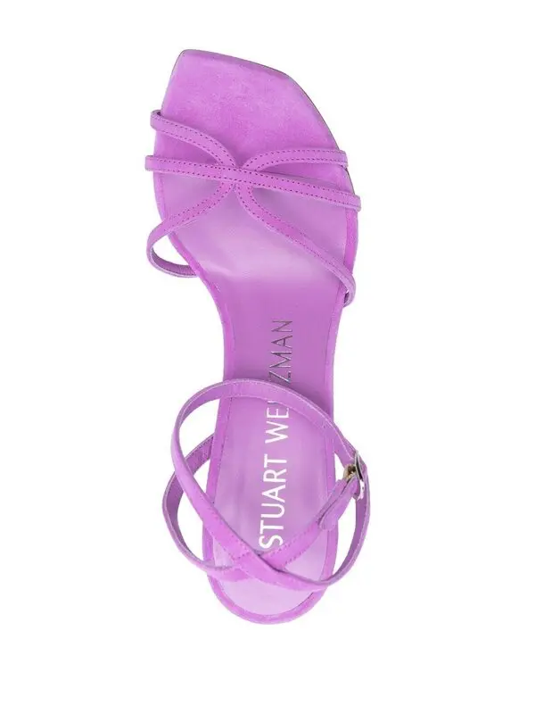 STUART WEITZMAN Nudist 100mm Sandals - Purple
