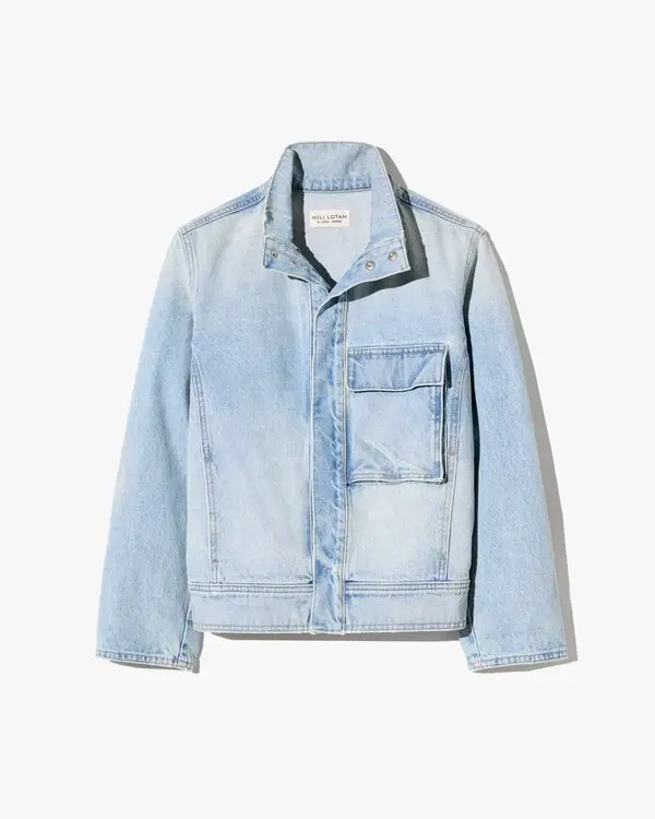 NILI LOTAN Marilou Denim Jacket - Alice Wash