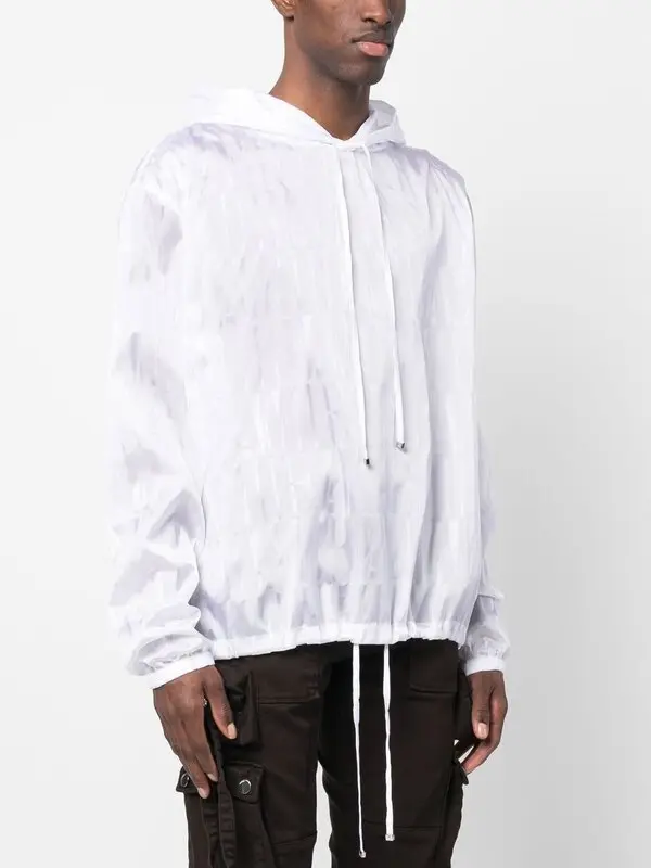 Amiri All-over Logo Print Hoodie