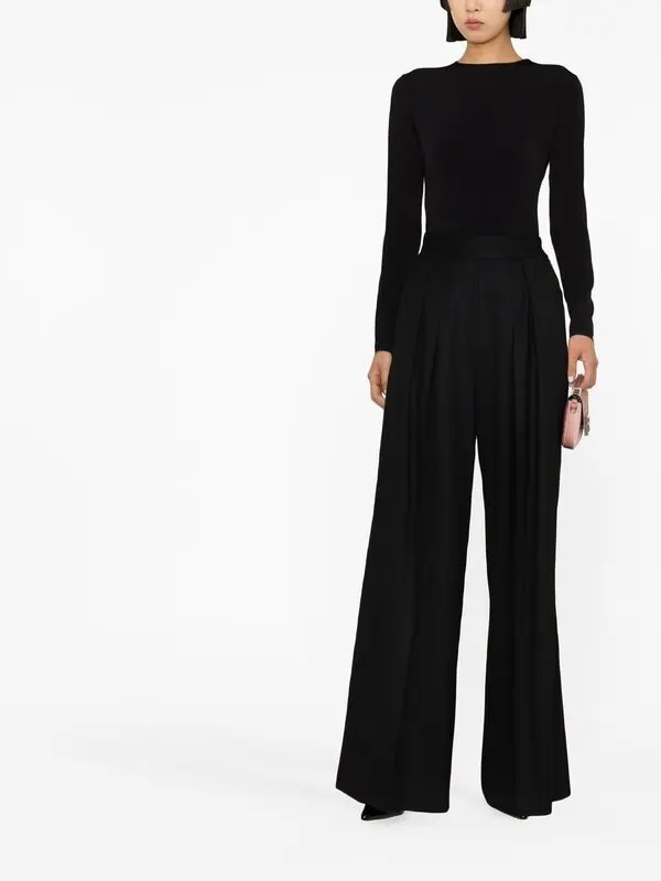 ATU BODY COUTURE Crew-neck Long-sleeved Bodysuit