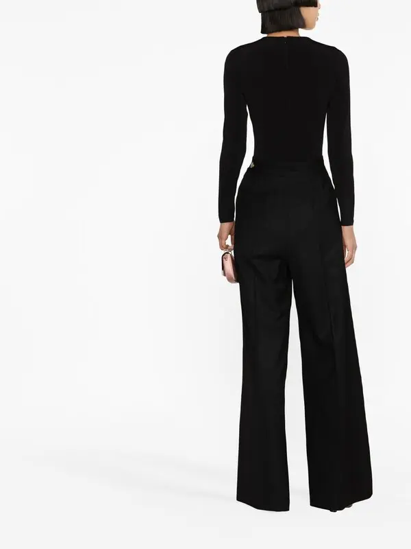 ATU BODY COUTURE Crew-neck Long-sleeved Bodysuit