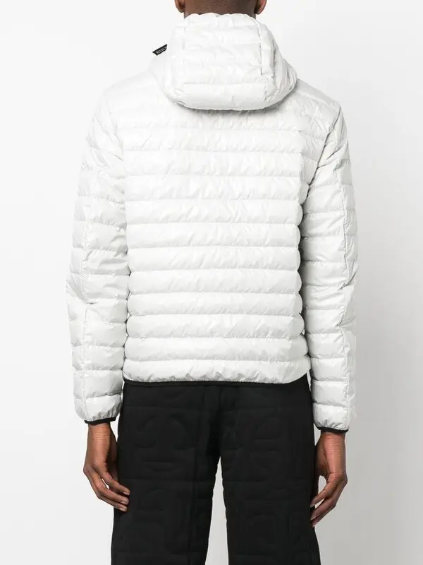Moncler Lauzet Short Down Jacket - White | Editorialist
