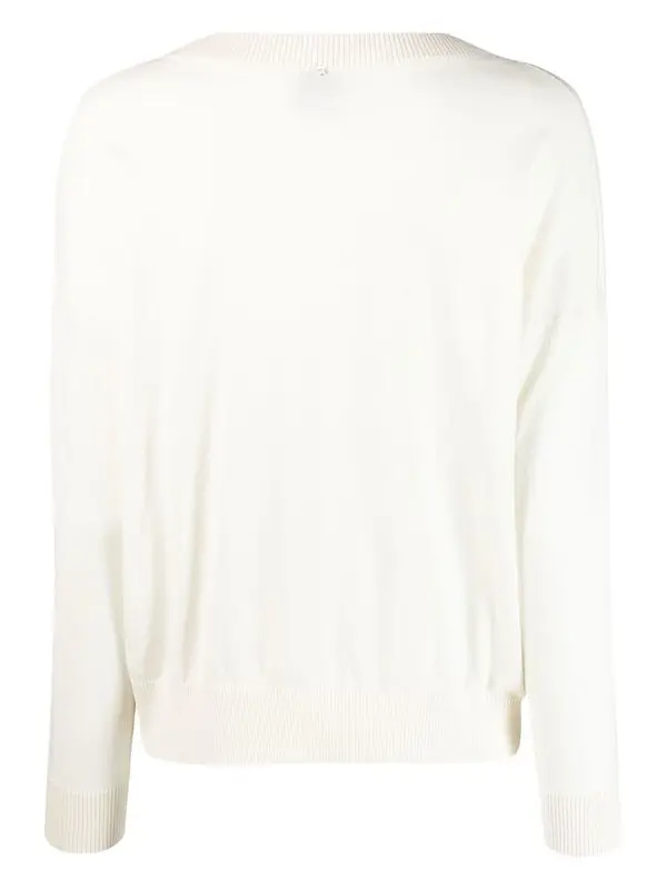 Lorena Antoniazzi Star-appliqué Jumper - White