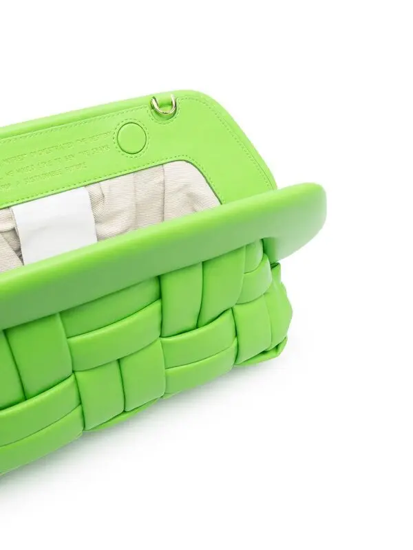 THEMOIRE Bios Weaved Mantis Clutch - Green