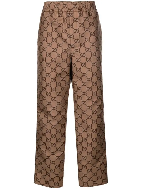 Gucci Gg Ripstop Cropped Trousers