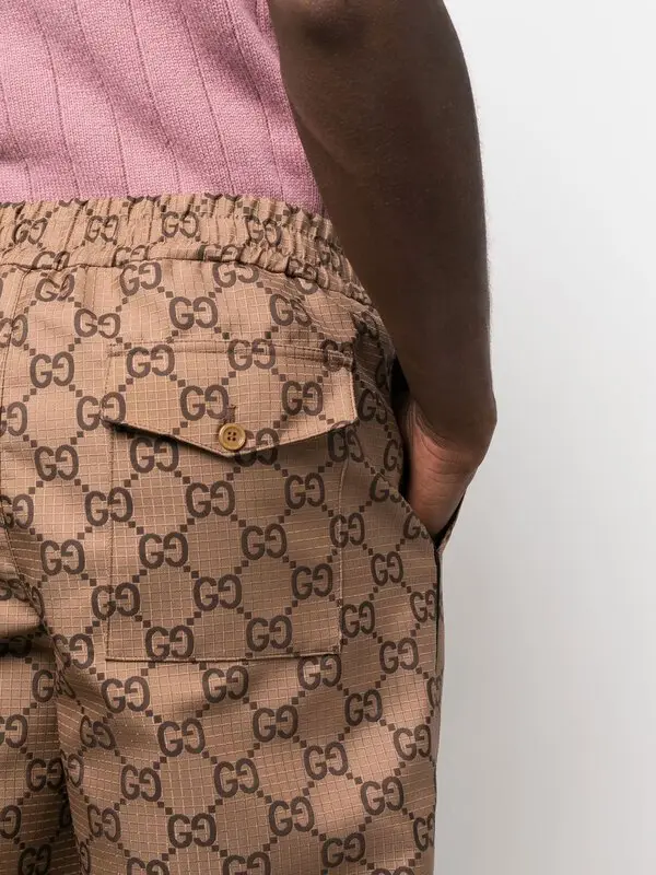 Gucci Gg Ripstop Cropped Trousers