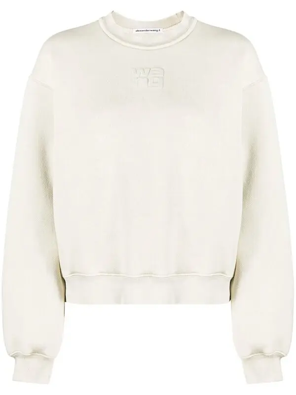 Alexander Wang Logo-embossed Sweatshirt