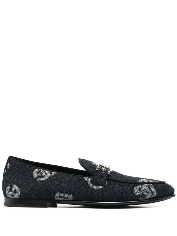 Dolce & Gabbana Logo-jacquard Loafers