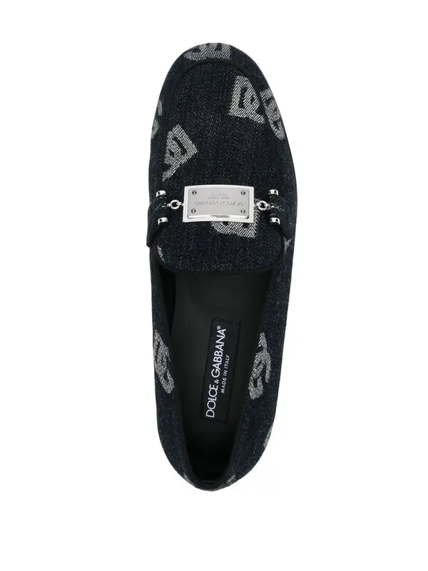 Dolce & Gabbana Logo-jacquard Loafers
