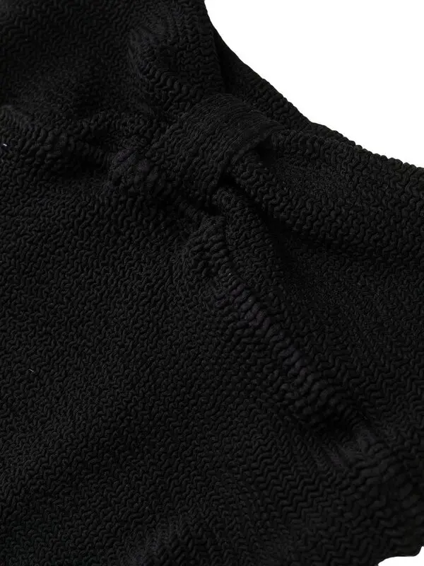 REINA OLGA Crinkle-effect One-piece Swimsuit